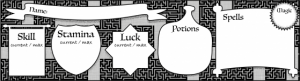 Printable Adventure Sheets for Fighting Fantasy